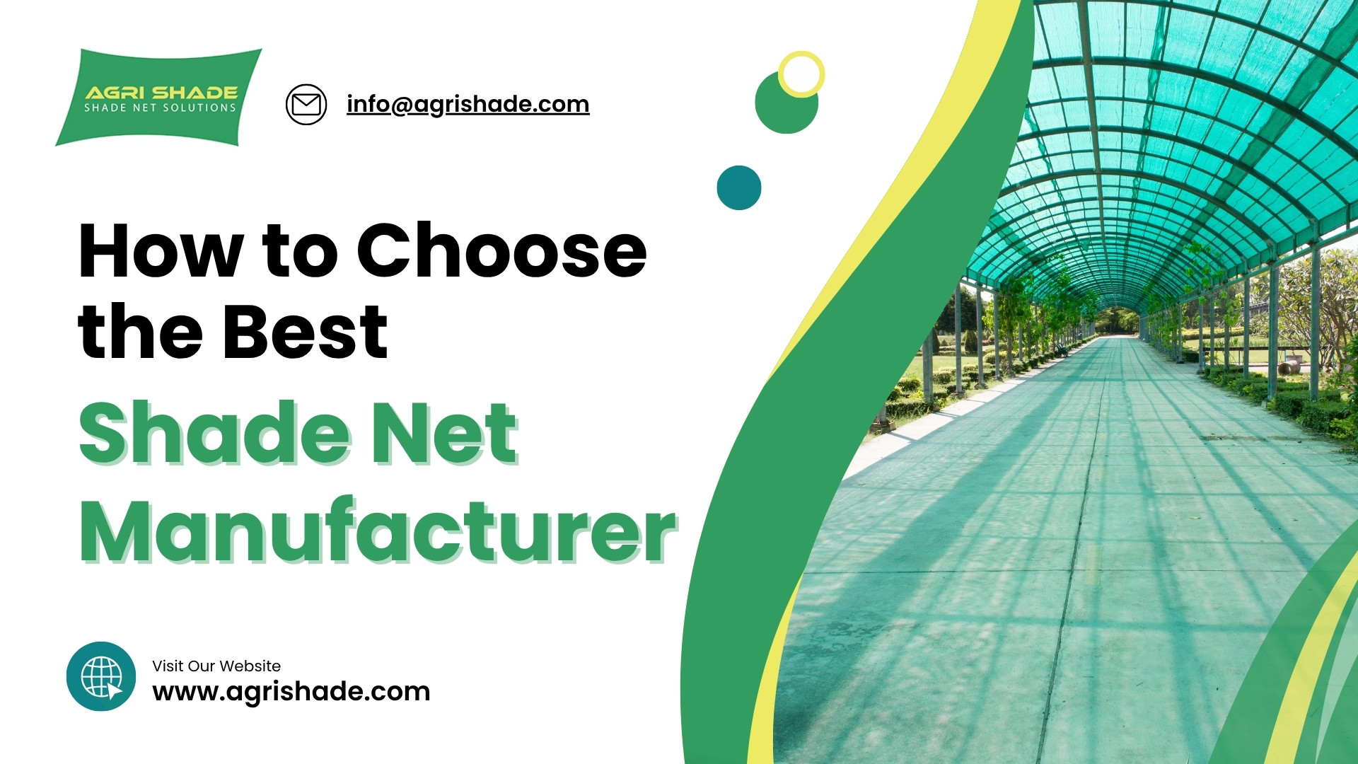 How to Choose the Best Shade Net Manufacturer